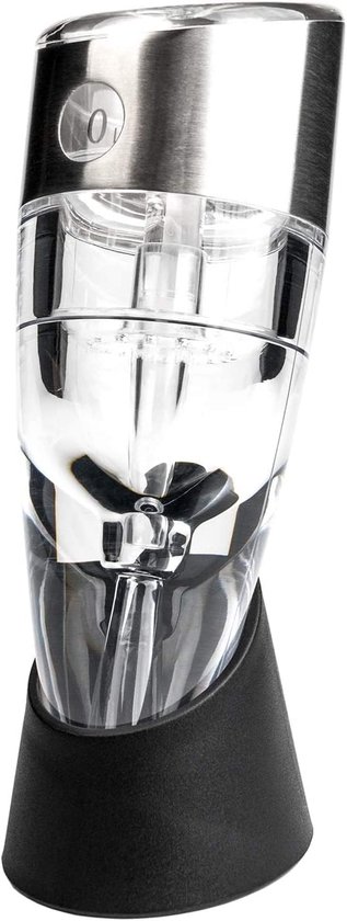 Mini karaf met beluchter - geschikt voor wijn - 1 stuk - transparant | bol