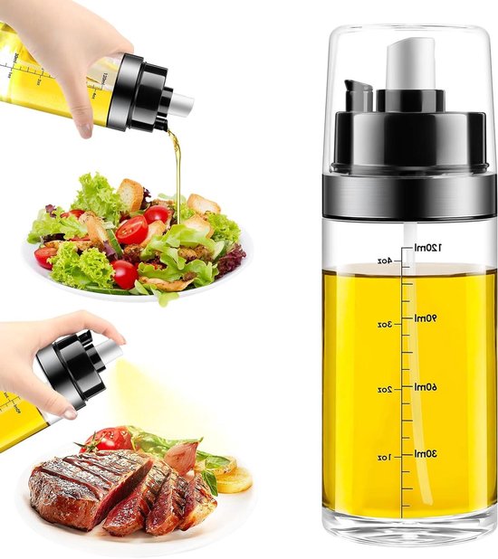 Allecto Plus - 2-in-1 oliesproeier voor spijsolie - 150 ml ...