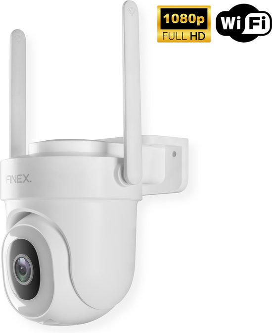 Finex Beveiligingscamera - Buiten camera met nachtzicht - Beveiligingscamera buiten -... | bol