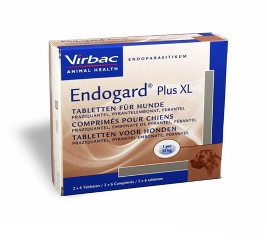 Endogard Plus XL - 12 tabletten - Geschikt voor honden vanaf 35 kg | bol