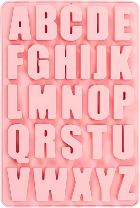 Siliconen vorm letters - A-Z alfabet siliconen gietvorm - 26 siliconen ...