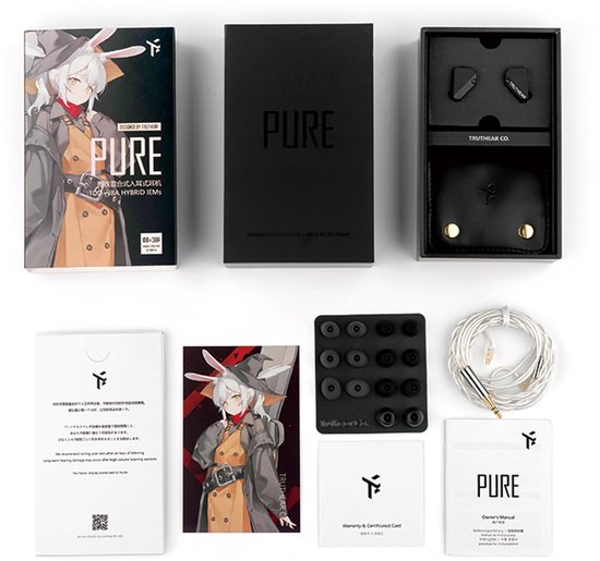 Truthear PURE - In-Ear Monitors - IEM - 1DD+3BA Hybride Drivers - Neutrale Afstemming... | bol
