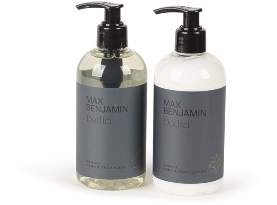 Max Benjamin - Hand & Body Wash and Lotion Cadeauset - Dodici | bol