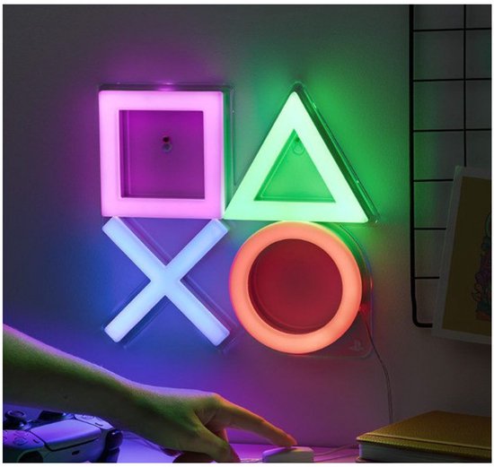 Paladone PlayStation Icons Neon Stijl Muurlamp 24 x 24 | bol