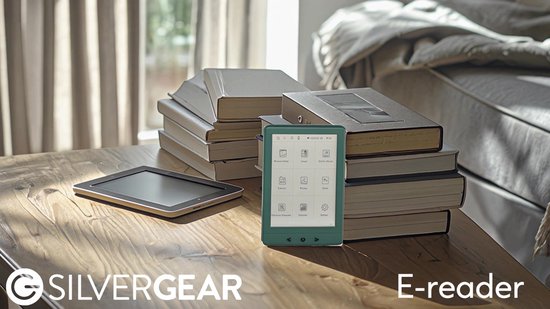 eReader 6 Inch - Ebook Reader - E-Reader met Backlight - 17H Schermtijd - 4GB - Zwart... | bol