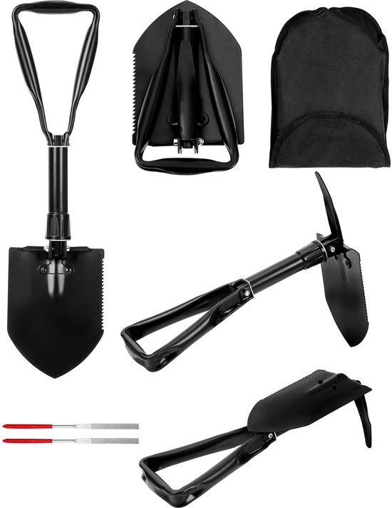 Nova Nomad® Inklapbare multifunctionele schep van koolstofstaal voor ...