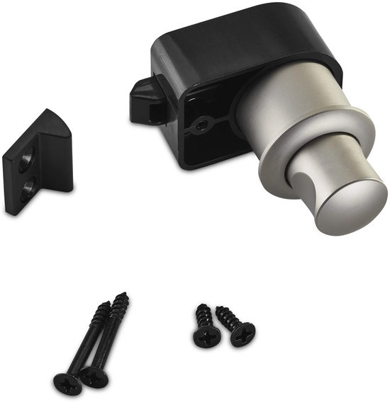 5 stuks SOTECH push-lock meubelslot Campia, RVS-look mat, drukslot voor ...