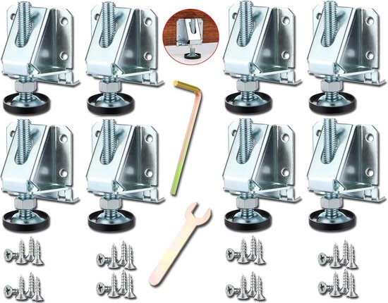 Verstelbare Meubel Leveler - Stabiele Ondersteuning - 8 stuks | bol