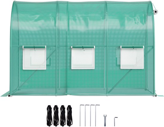 Inloop-Tunnelserre 10 X 7 X 7 ft, Draagbare Plantenkas met ...