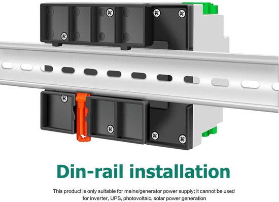 Automatische Noodstroom Omschakelaar - Dual Power Transfer Schakelaar ...