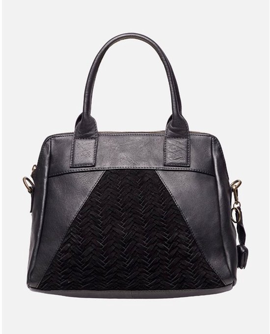 Mesman │ suede lederen visgraat tas | bol