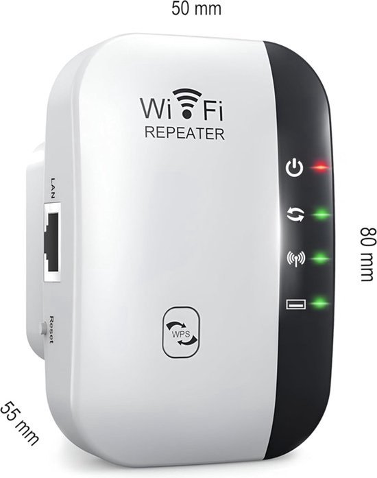 Wifi Versterker Stopcontact - Router Draadloos - Repeater - Booster ...
