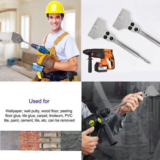 Sds Max Chisel 300 mm x 100 mm Sds Plus Sds Chisel Wide for Removing ...