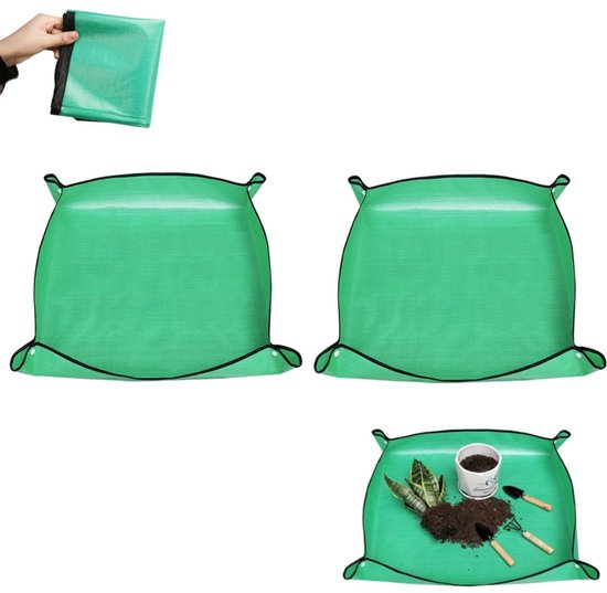 2 stuks - Waterdichte tuinmat - Draagbare tuinmat - Tuinmat - Verpotmat ...