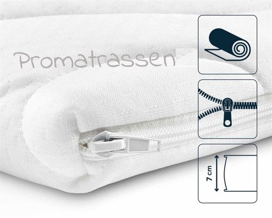 Topper - topdekmatras - 100x210 - koudschuim - 7 cm dik | bol