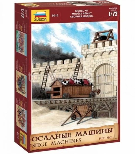 1:72 Zvezda 8015 Belegeringsmachines Set NR.2 - Stormram, Ketel ...