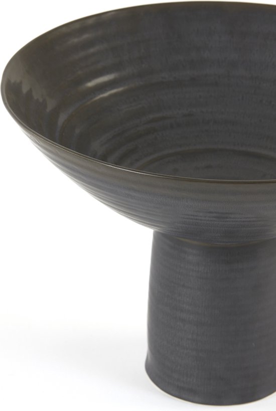 Light & Living - Schaal LEVANI - Ø28x18.5cm - Zwart | bol