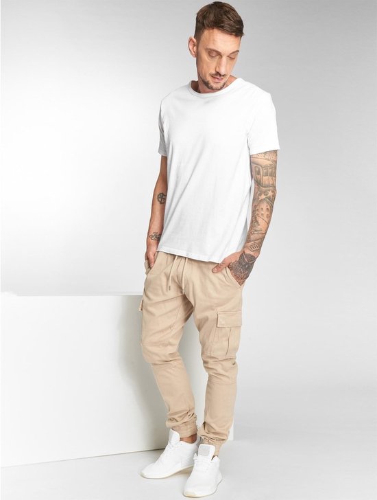 DEF - Makome Antifit Jeans Broek rechte pijpen - Taille, 32 inch - Beige | bol