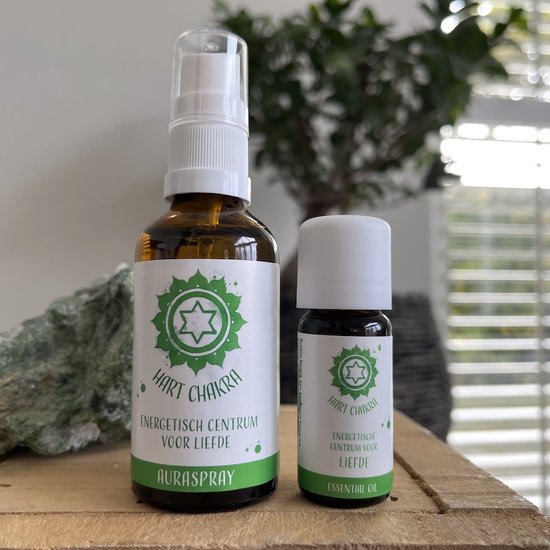 Auraspray 'Hart Chakra', De Groene Linde, 100% natuurzuiver, 50 ml | bol