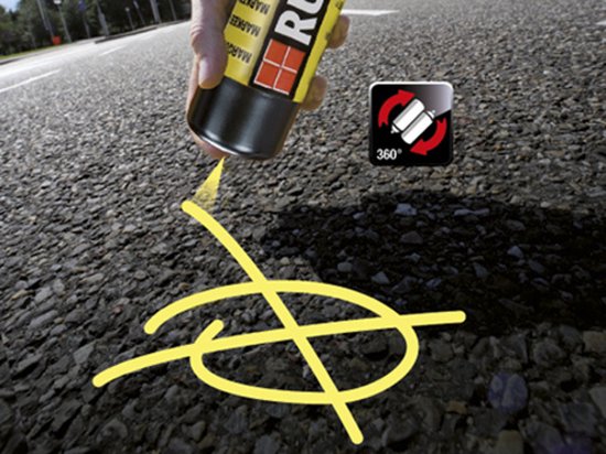 Rust-Oleum Markeerspray - 500ML - Fluor Geel | bol