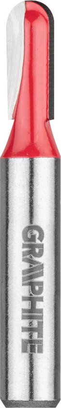 GRAPHITE 56H212 U-Groeffrees 6,35x15,5mm schacht 8mm | bol