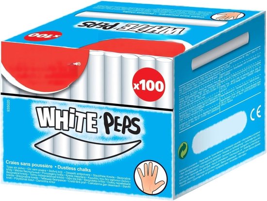 Origineel krijt, wit, 100 stuks | bol