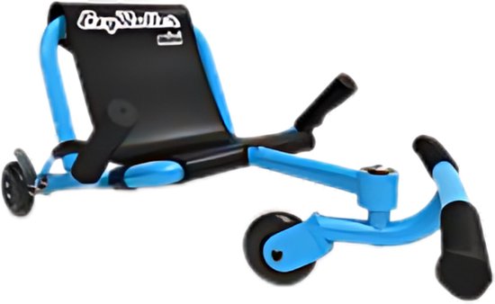 Ezyroller Mini - Skelter - Ligfiets - Driewieler - Verlengbaar - Blauw | bol