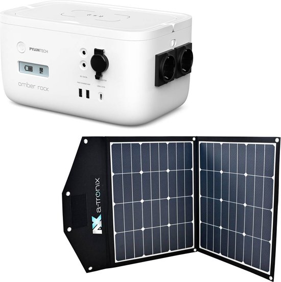 Pylontech Pylontech Amber Rock 473Wh Draagbare Powerstation Met A ...