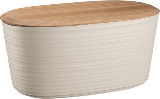 Tierra Broodmand van gerecycled polyester en bamboe klei met elastische ...