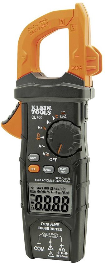 Klein Tools CL800 Multimeter Digitaal CAT IV 600 V Weergave (counts ...