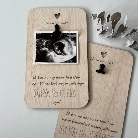 Sjuuls.shop Zwangerschapsaankondiging Opa en Oma - Baby op komst ...