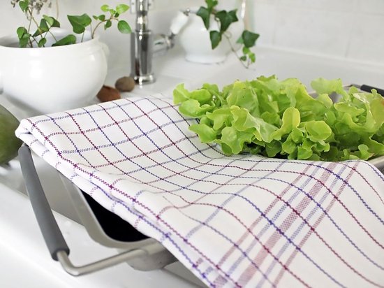 Set 12 theedoeken, vaatdoeken, 100% katoen, 260 gsm, 65x70 cm, Oeko-Tex ...