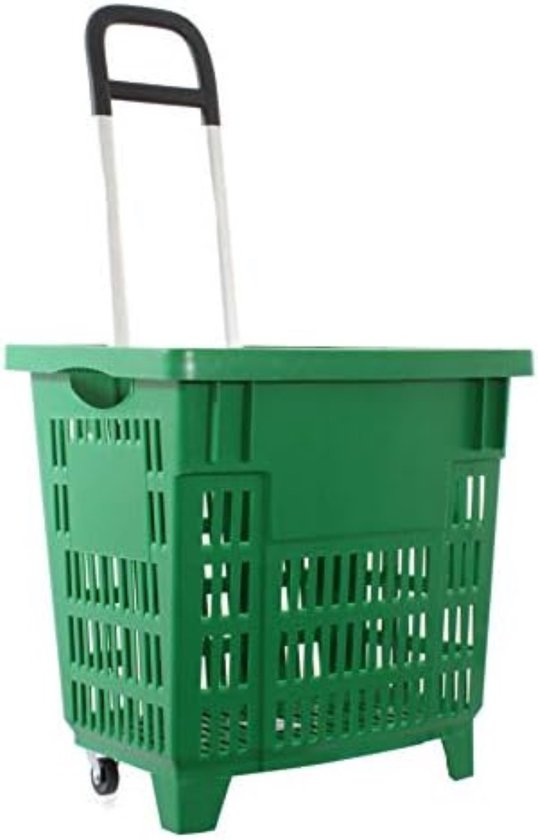 Boodschappenkar - Boodschappentrolley - Boodschappentrolley met wielen - ‎25 x 38 x 44... | bol