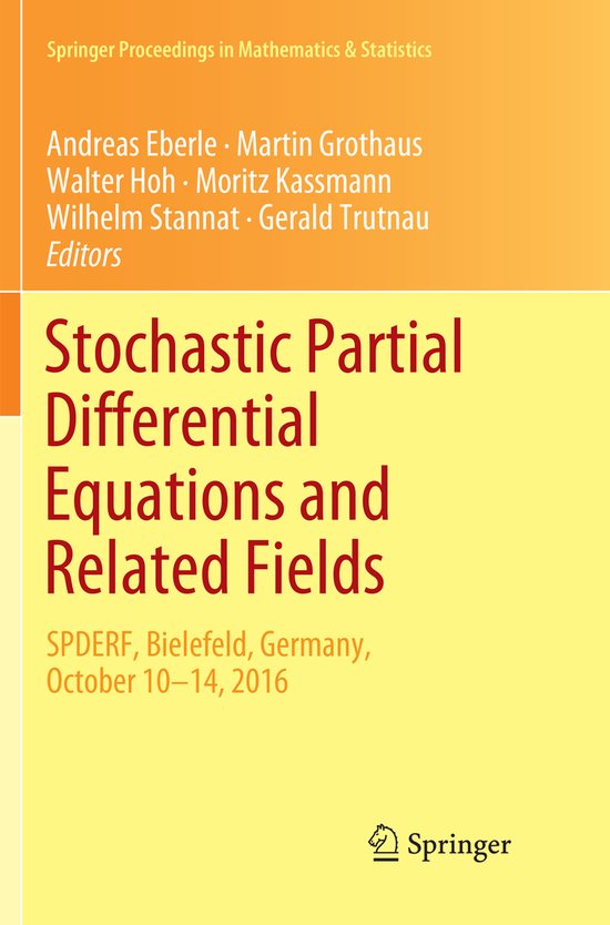 Springer Proceedings In Mathematics And Statistics Stochastic Partial Differential Bol