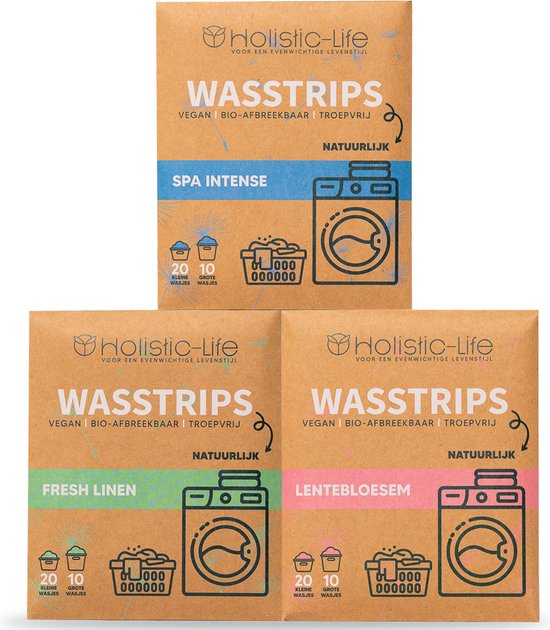 Wasmiddeldoekjes Proefpakket 3x20 Wasbeurten - Fresh Linen ...
