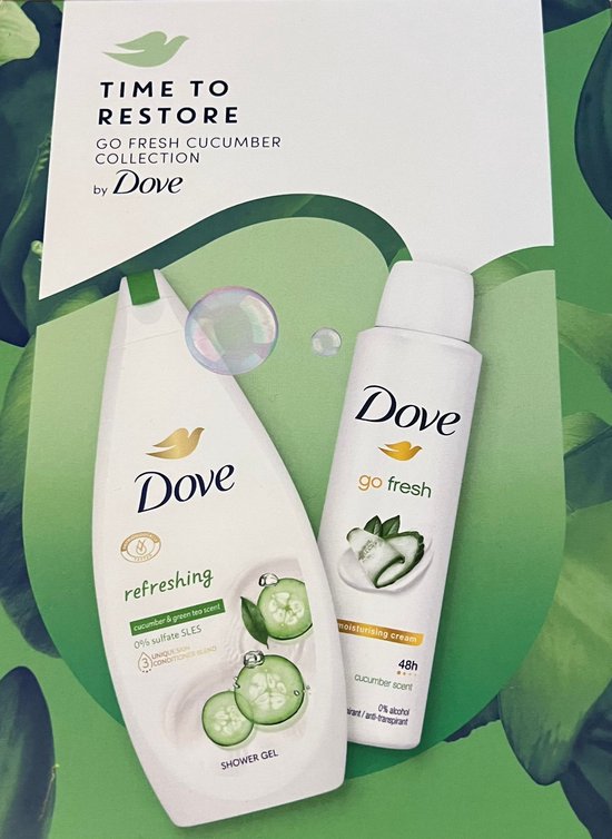 Dove - Time to Restore - Go Fresh Cucumber Collection - Shower gel ...