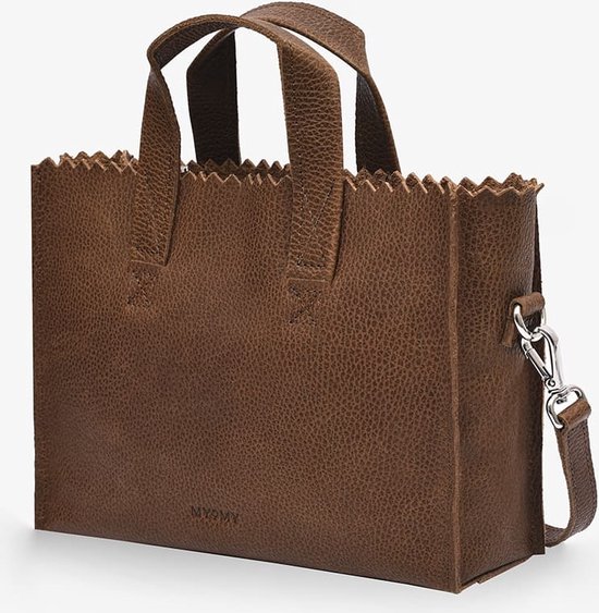 MYOMY My Paper Bag Mini Dames Handtas - rambler brandy | bol