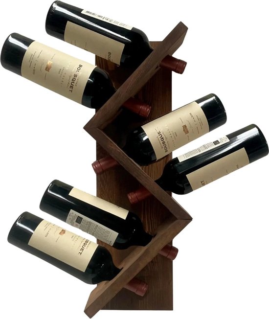 Pochon - Wijnrek Agapios - Bruin | bol