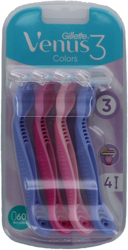 Gillette Venus Simply 3 Plus- 3 x 4 stuks voordeelverpakking | bol