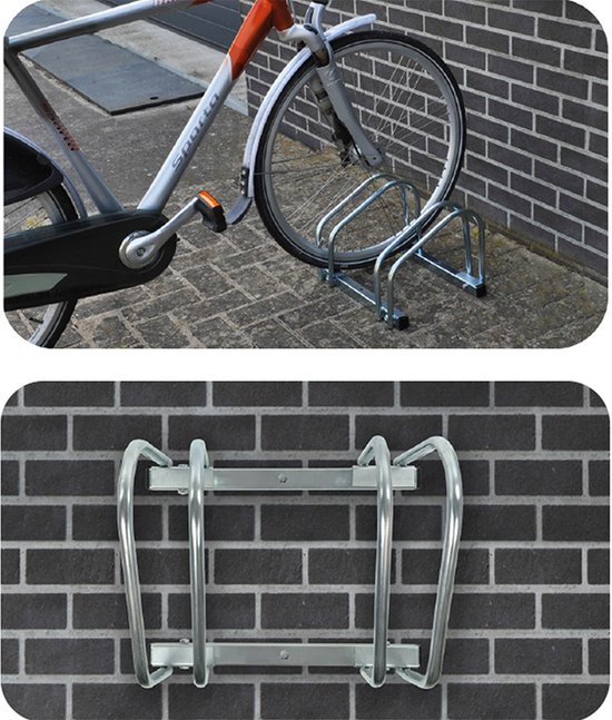 ProPlus Fietsenrek / fietsenstandaard voor 2 fietsen - 98 x 32 x 26 cm ...