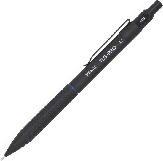 Penac TLG-PRO - 0.7 mm Vulpotlood - Zwart - Rubberen Grip | bol