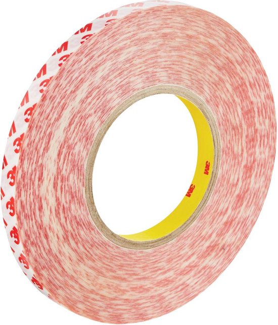 3M GPT-020_12X50 Dubbelzijdige tape Transparant (l x b) 50 m x 12 mm 1 stuk(s) | bol
