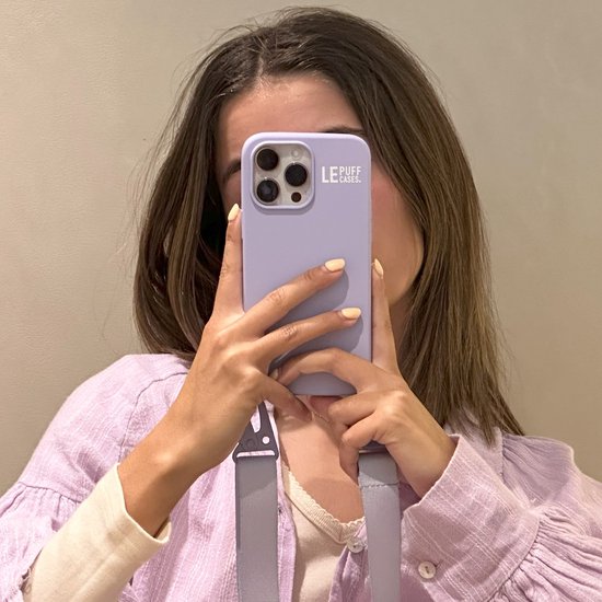 Le Puff Cases – Telefoonkoord in Paars – Universeel - Crossbody ...