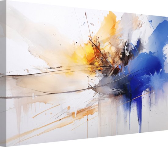 Abstract expressionisme schilderij - Moderne kunst schilderij ...