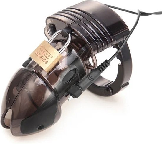 Cage de chasteté à électrochocs - Choc - Courant - E-stim - Choc ...