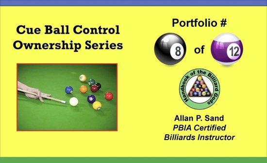 Cue Ball Control Ownership Series 8 - Cue Ball Control Ownership Series, Portfolio #8... | bol