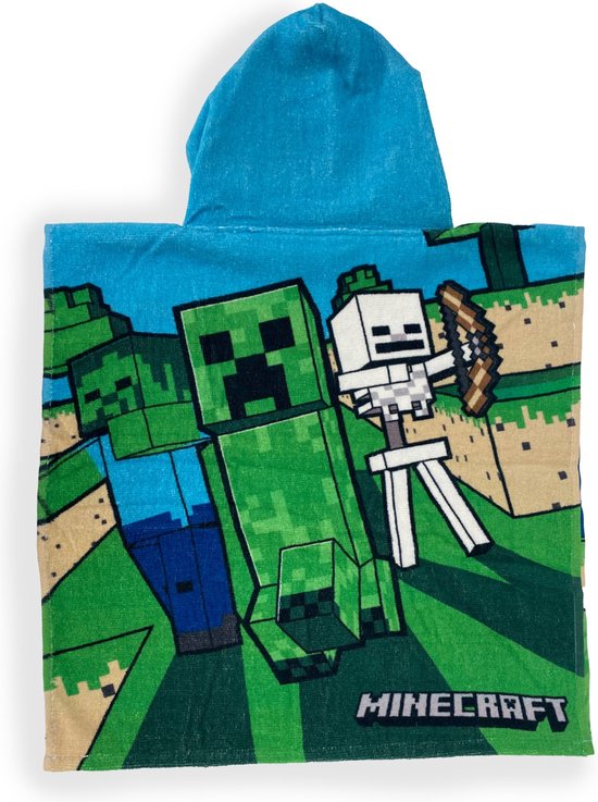 Minecraft Poncho met capuchon | bol