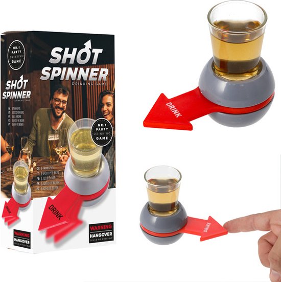 Shot Spinner - Drinking Game - Nr 1 party - Feestartikelen | Games | bol