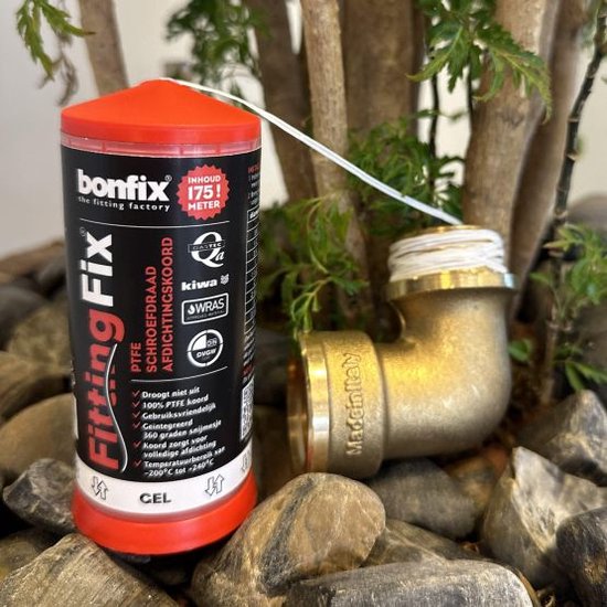 Bonfix FittingFix - PTFE schroefdraad afdichtingskoord – 175m | bol