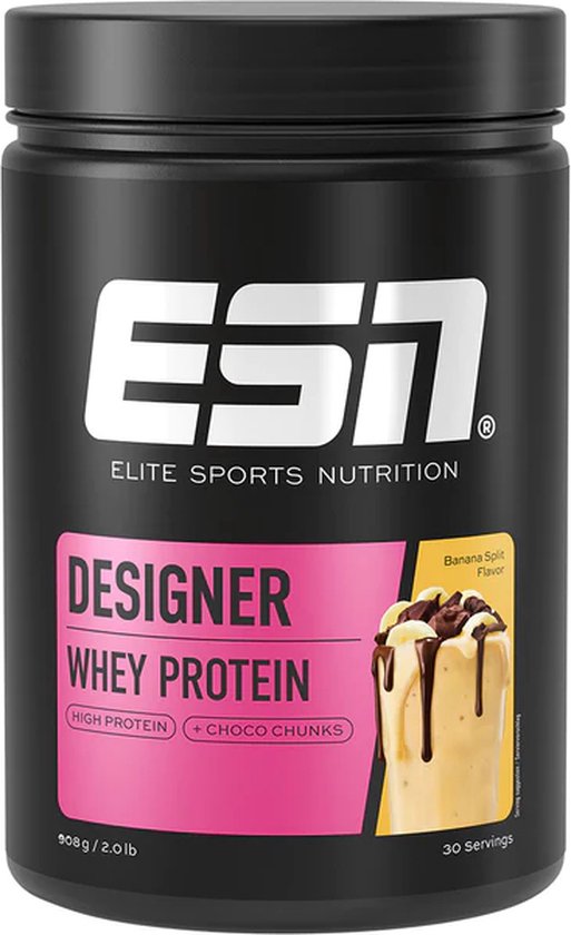ESN - 908g - Designer Whey Protein Complex - Banana Split Flavor | bol